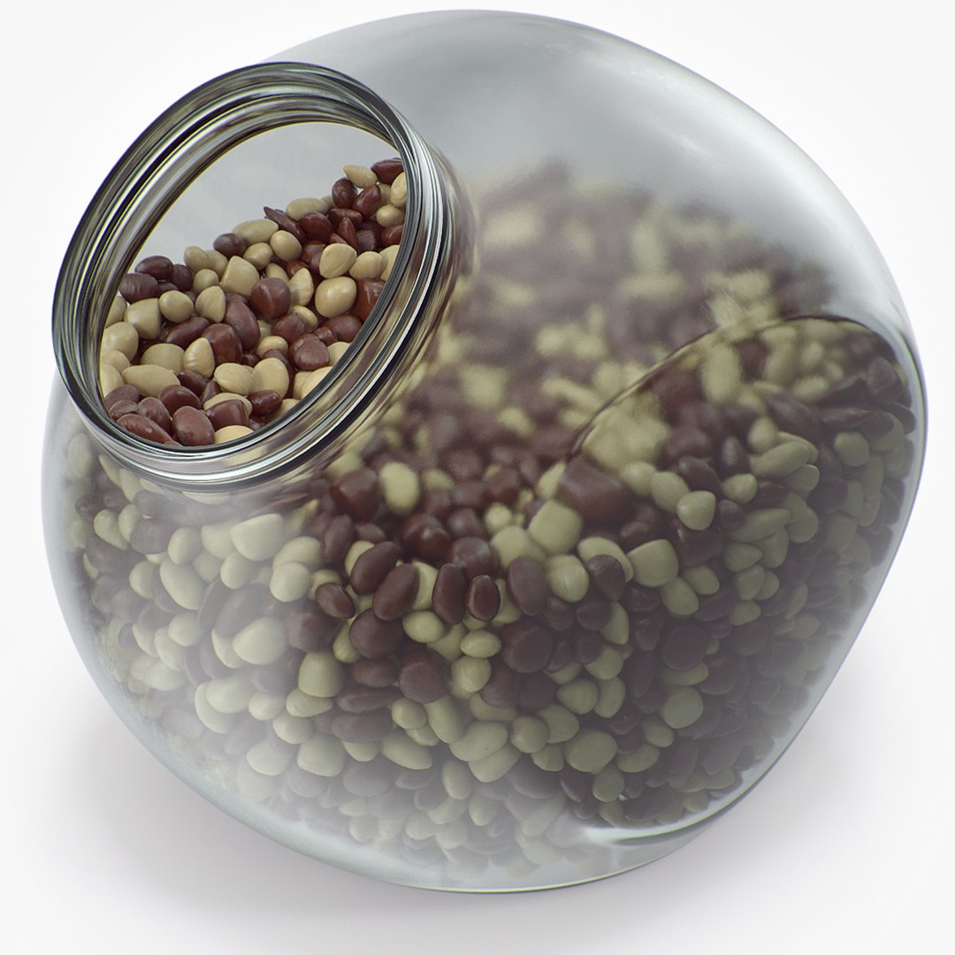 Spherical Jar with mixed chocolate candy 3D 모델 - TurboSquid 1970092