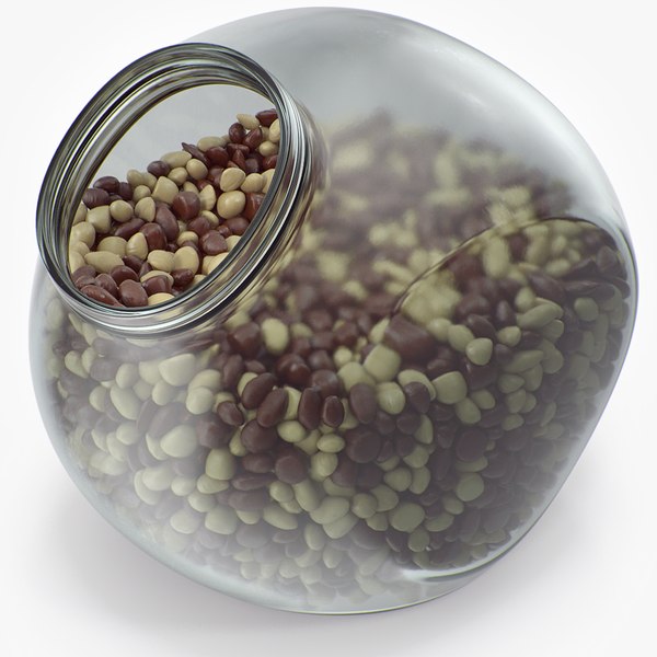 Spherical Jar with mixed chocolate candy 3D 모델 - TurboSquid 1970092