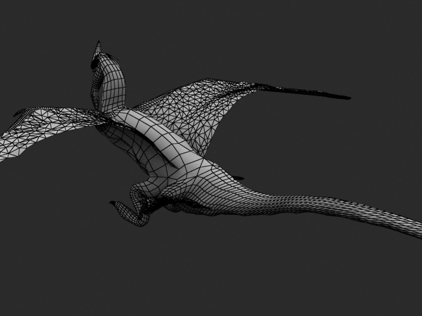 Max Dragon Rigged Animation