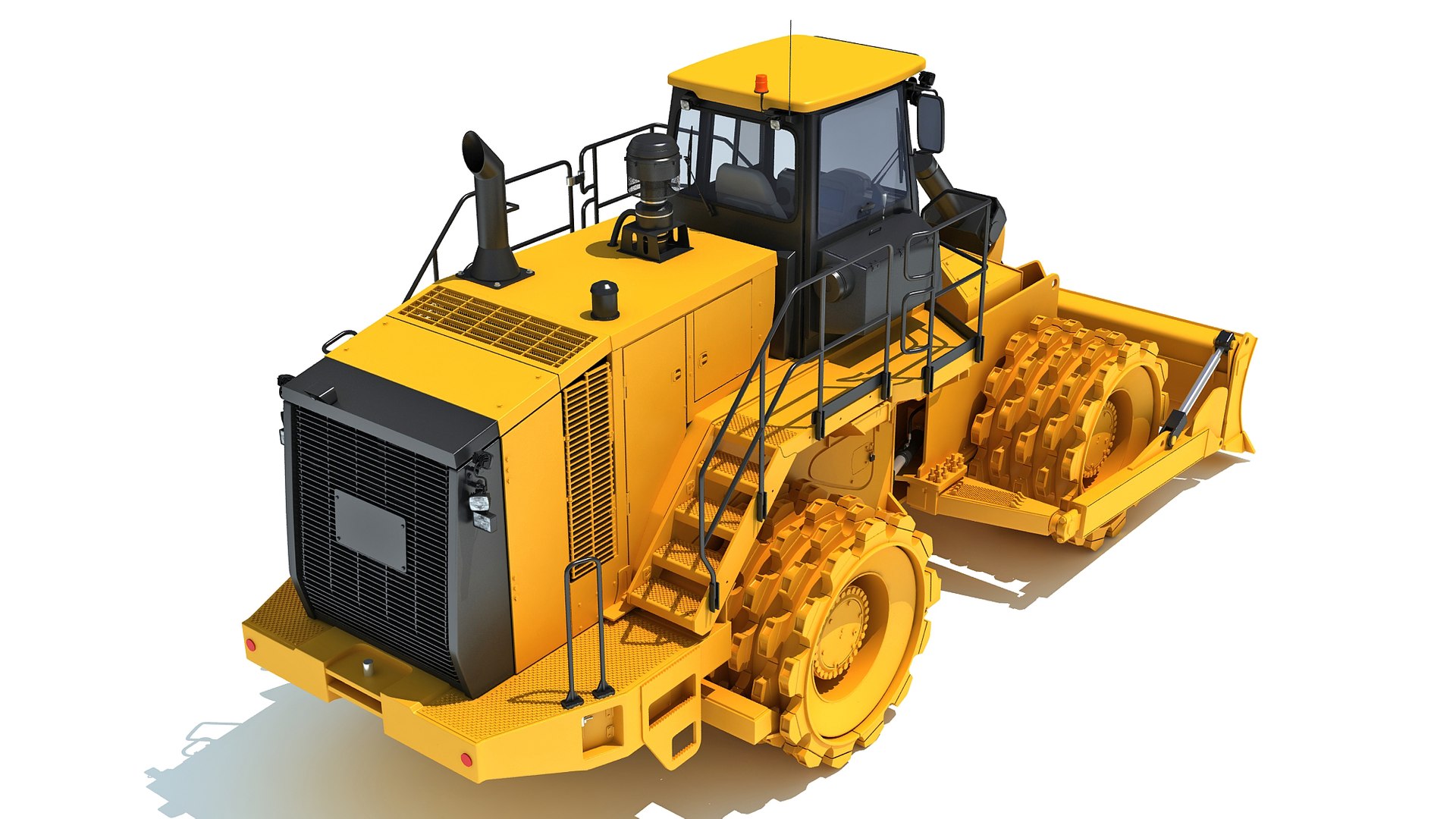 3D Soil Compactor Model - TurboSquid 2156285