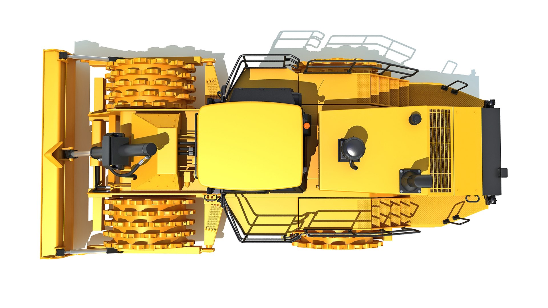 3D Soil Compactor Model - TurboSquid 2156285