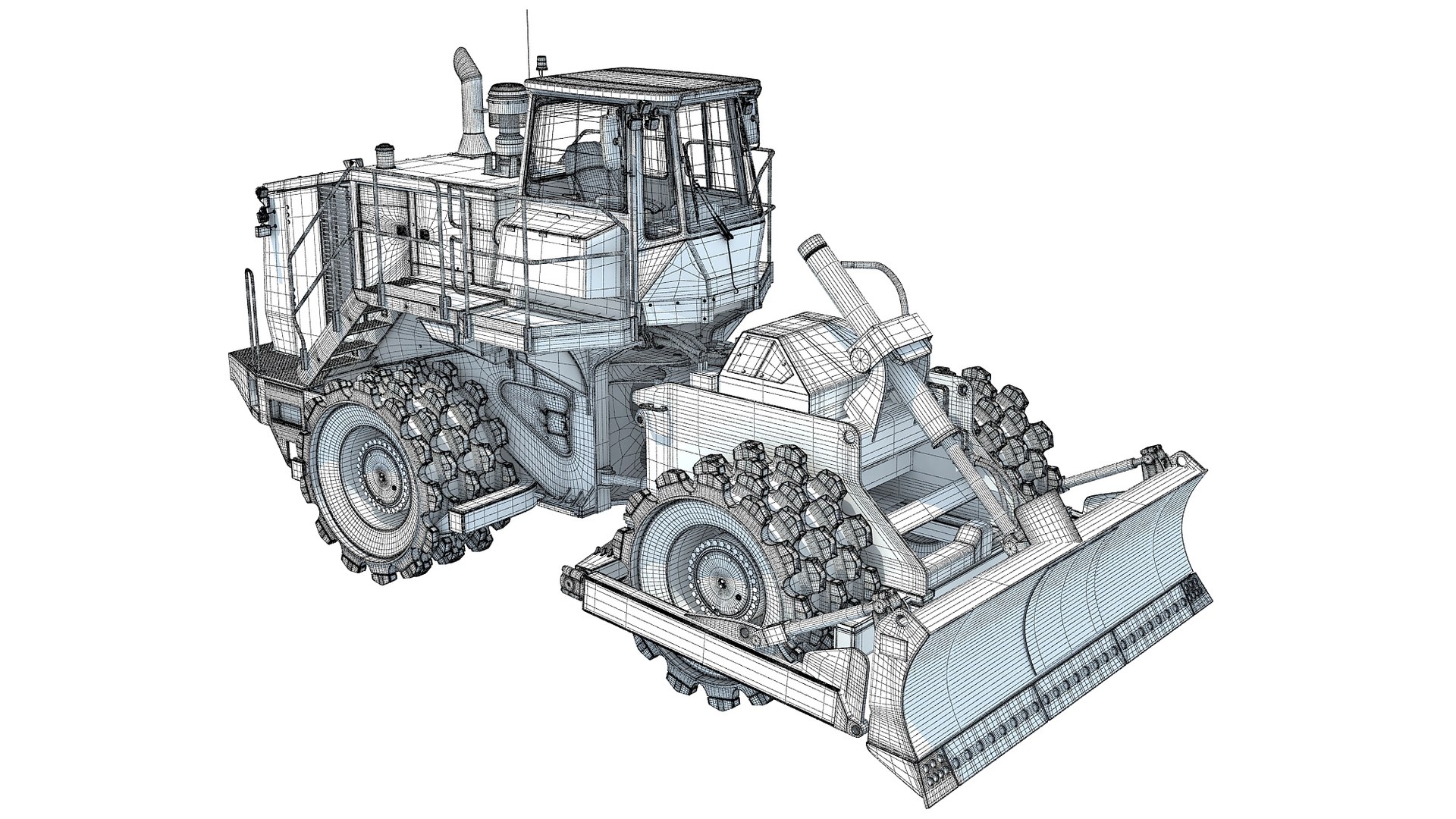 3D Soil Compactor Model - TurboSquid 2156285
