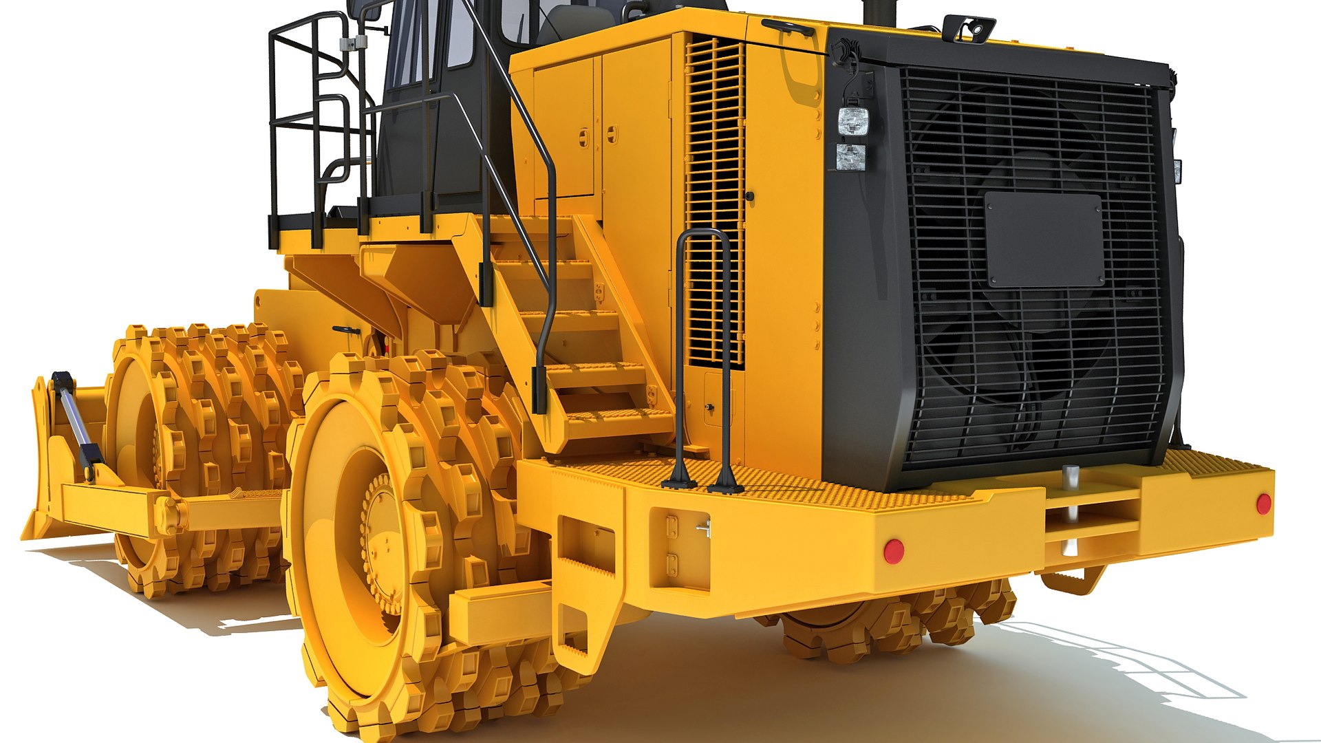 3D Soil Compactor Model - TurboSquid 2156285