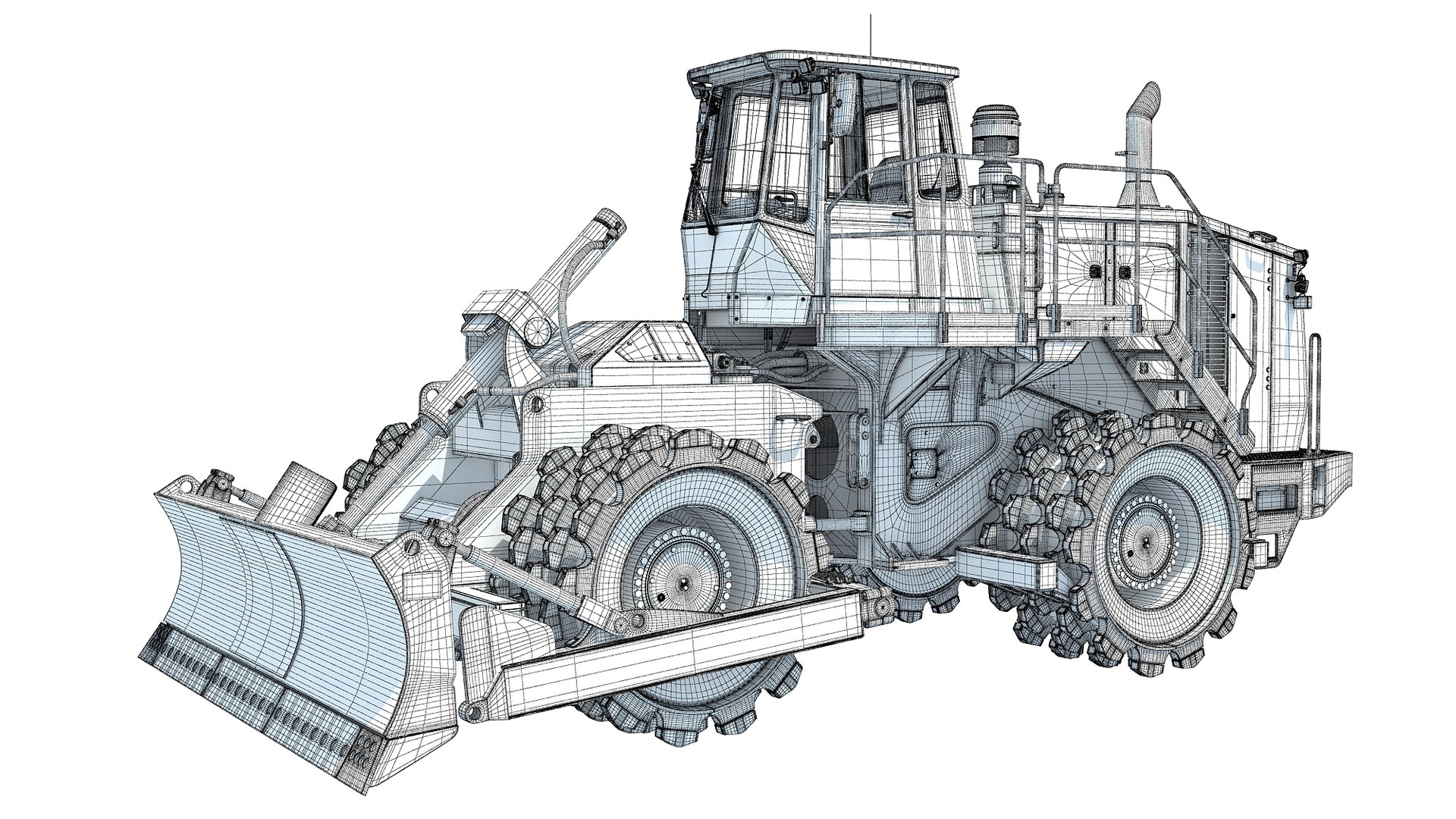 3D Soil Compactor Model - TurboSquid 2156285