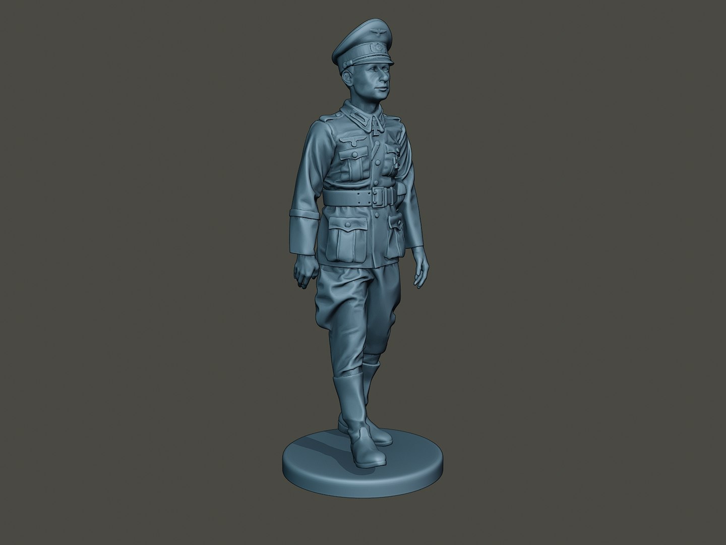 3D Model German Officer Ww2 Walk - TurboSquid 1520316