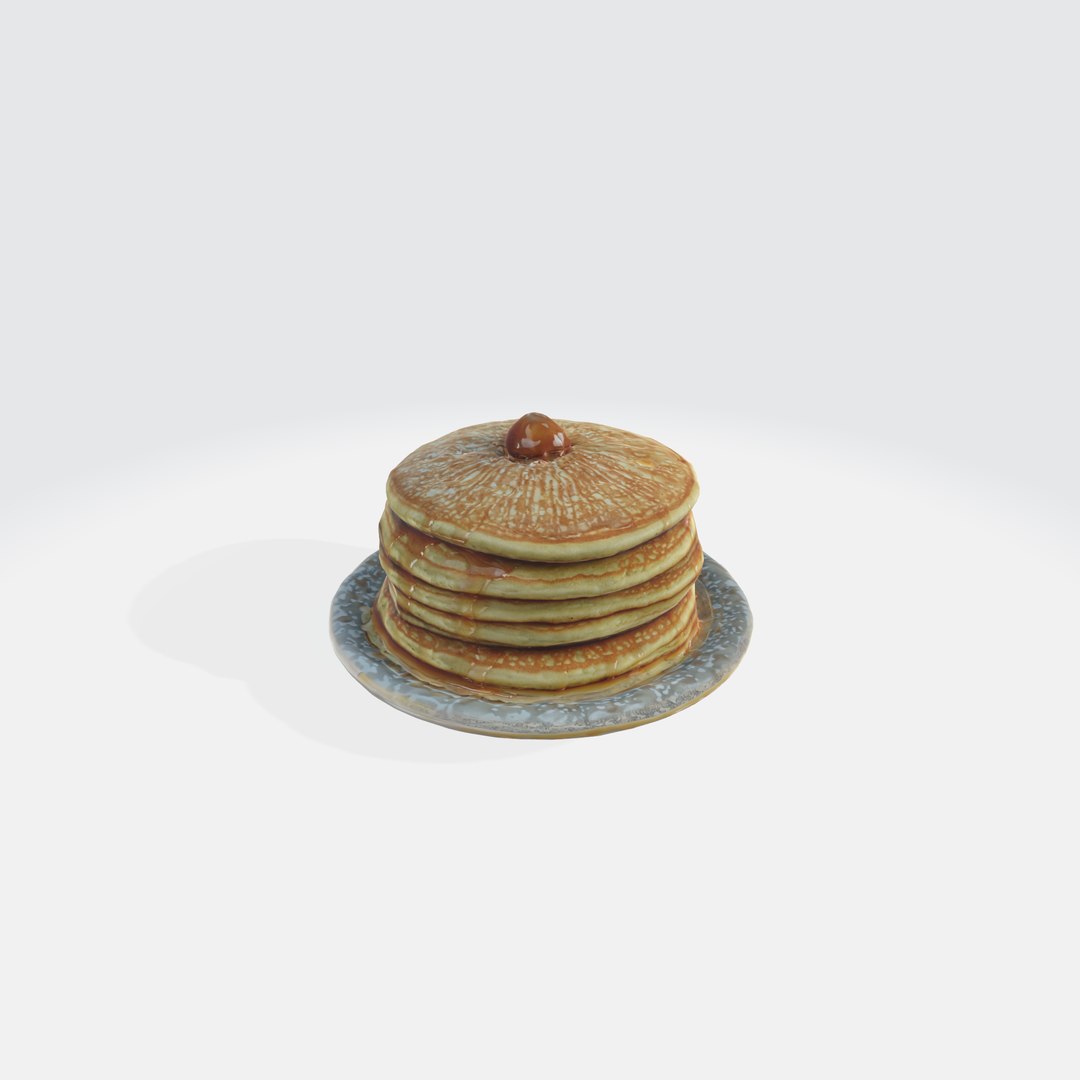 A Stack Of Pancakes 3D - TurboSquid 2259455