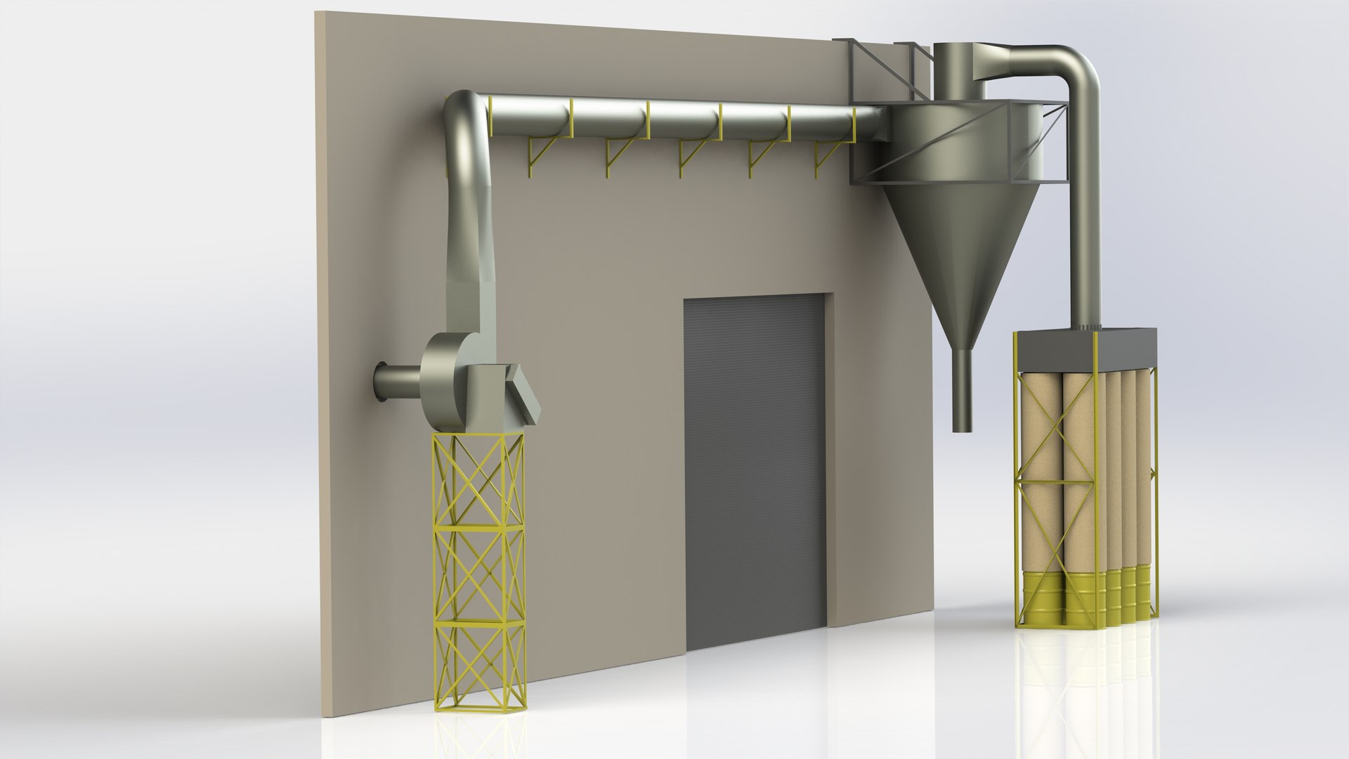 3D Dust Collector Model - TurboSquid 1845018