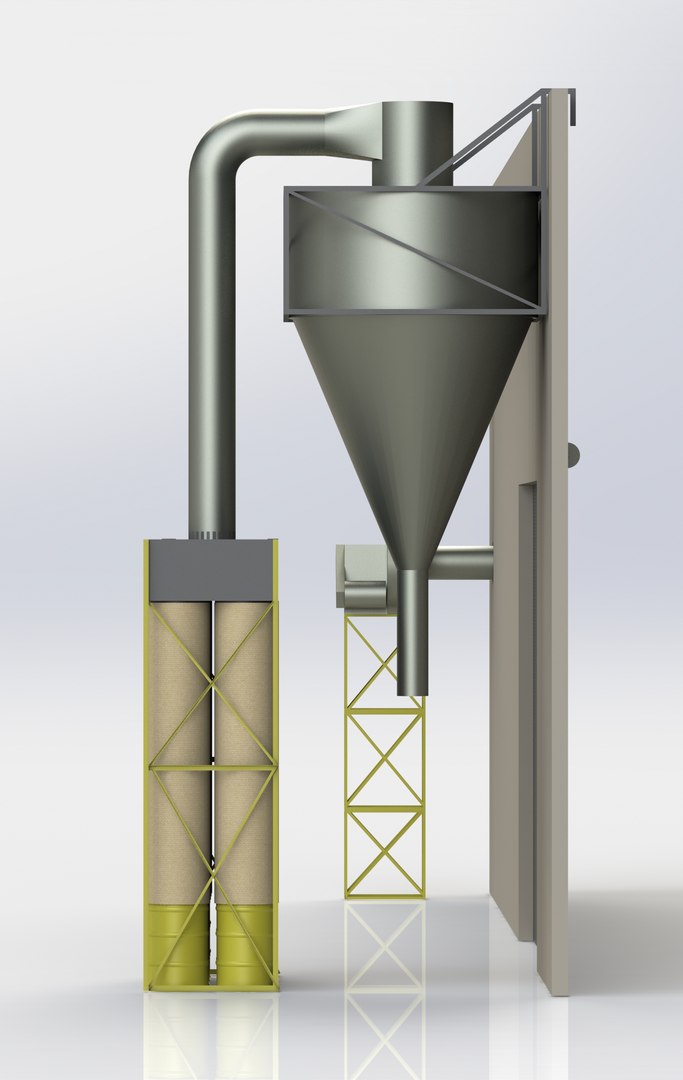 3D Dust Collector Model - TurboSquid 1845018