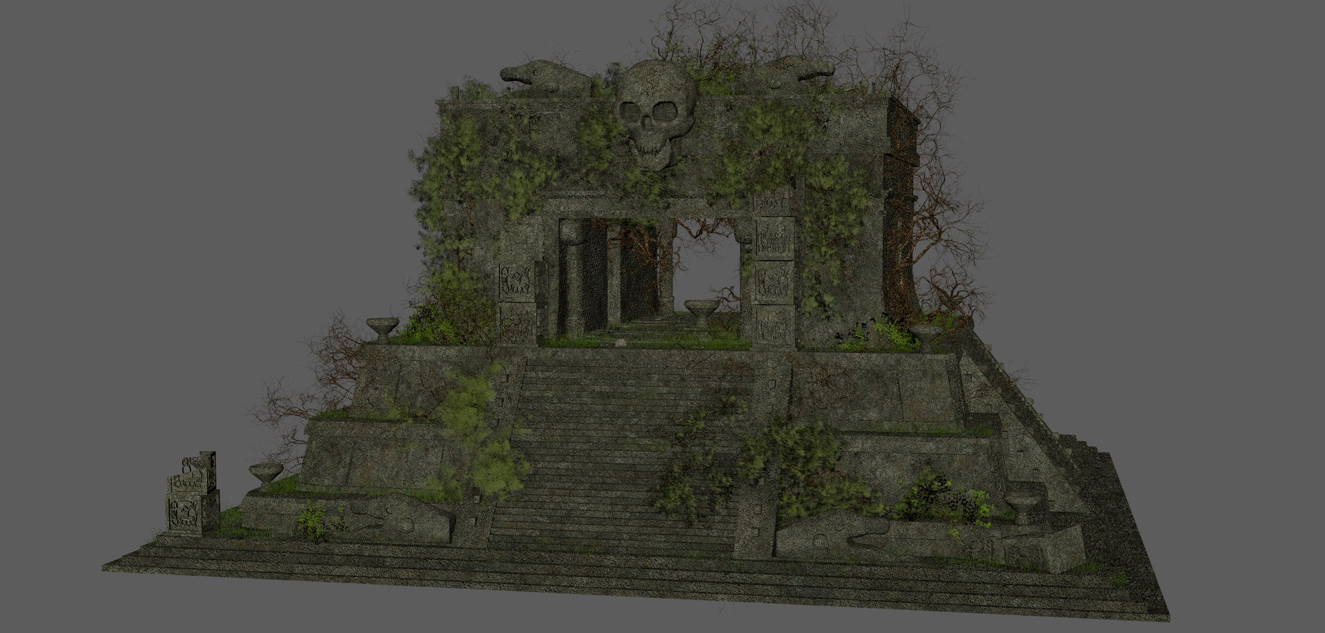 3D Model Aztec Temple - TurboSquid 1687047