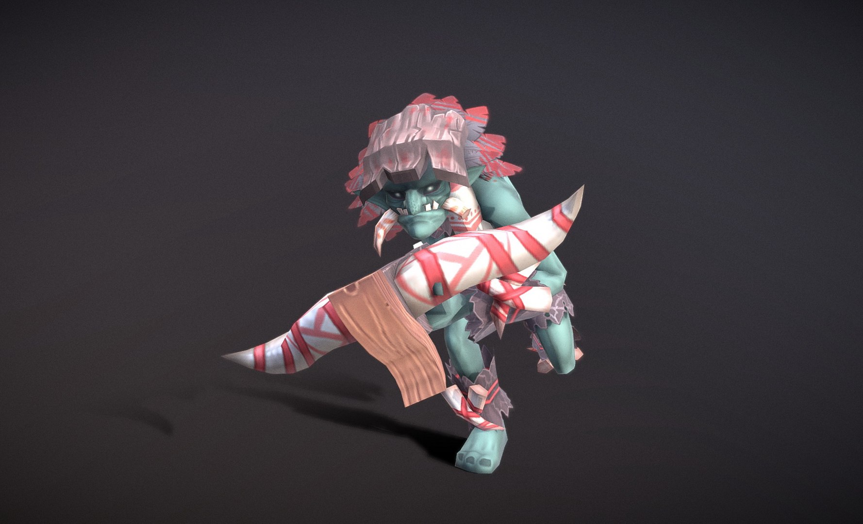 3D Casual RPG Monster - 25 Troll - TurboSquid 2012163