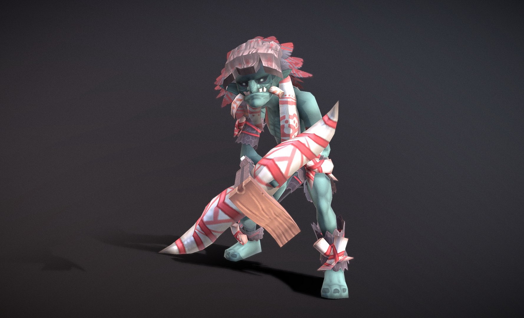 3D Casual RPG Monster - 25 Troll - TurboSquid 2012163