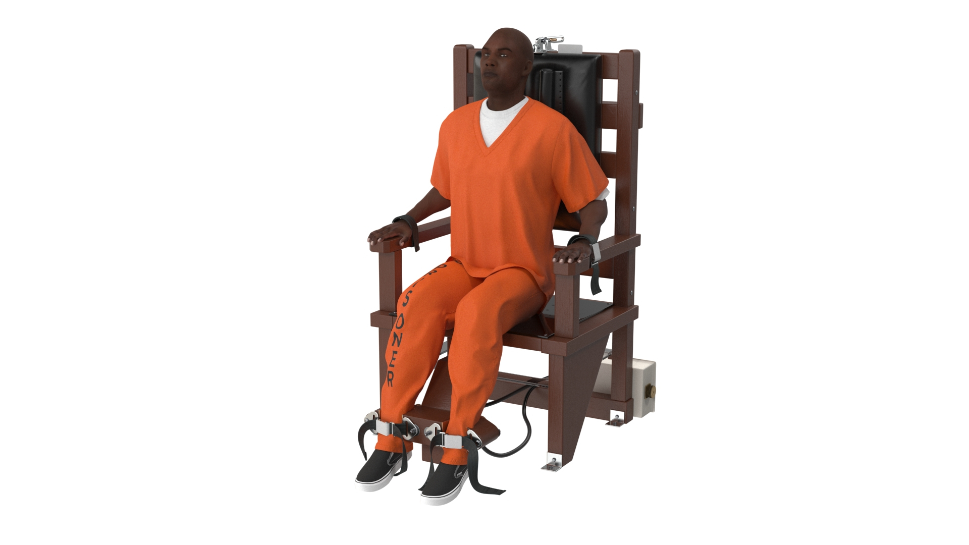 Prisoner On Electric Chair Model - TurboSquid 2363091