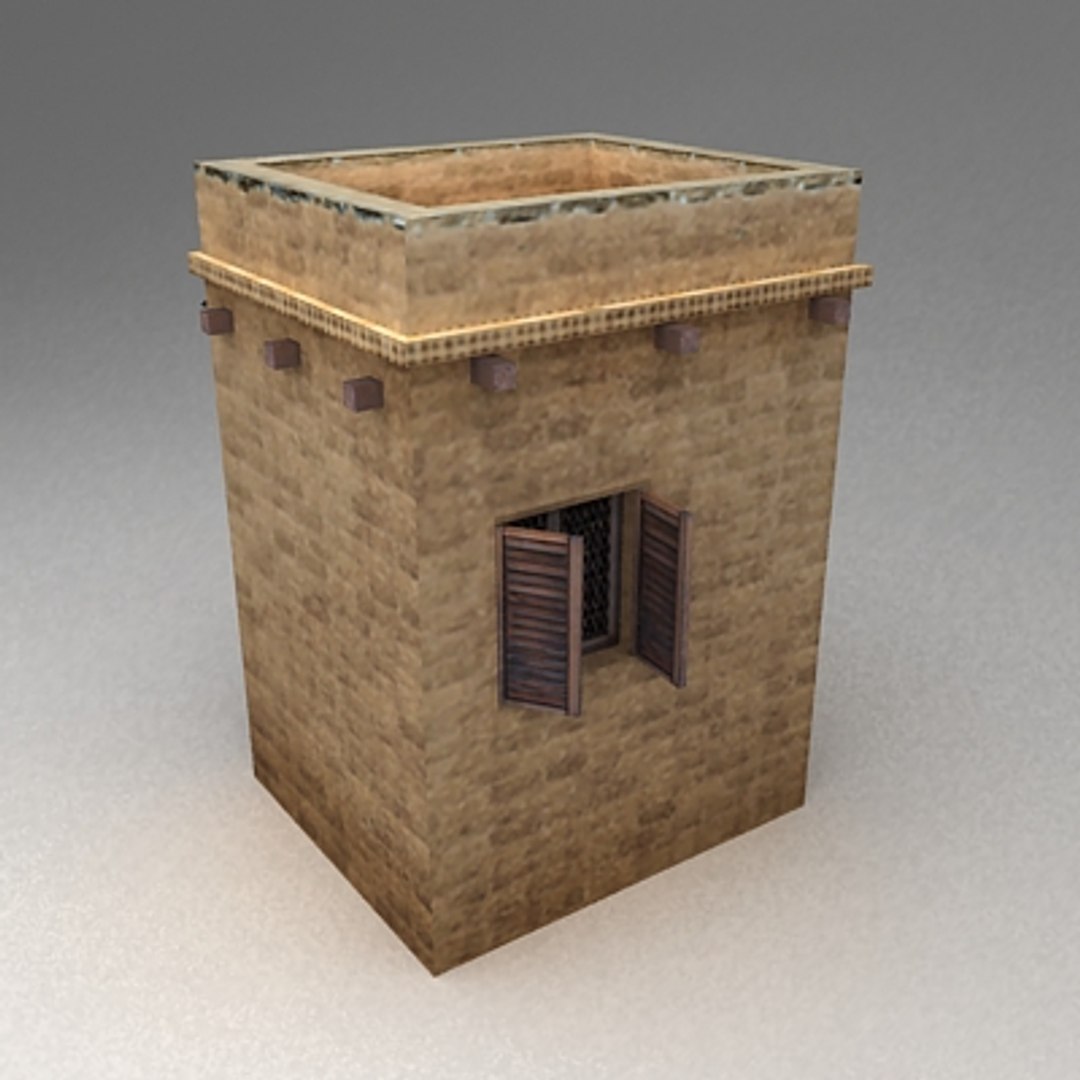 Arab Building 3d Model