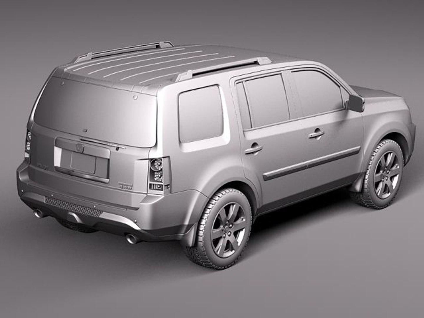 3d Honda Pilot 2012 Suv