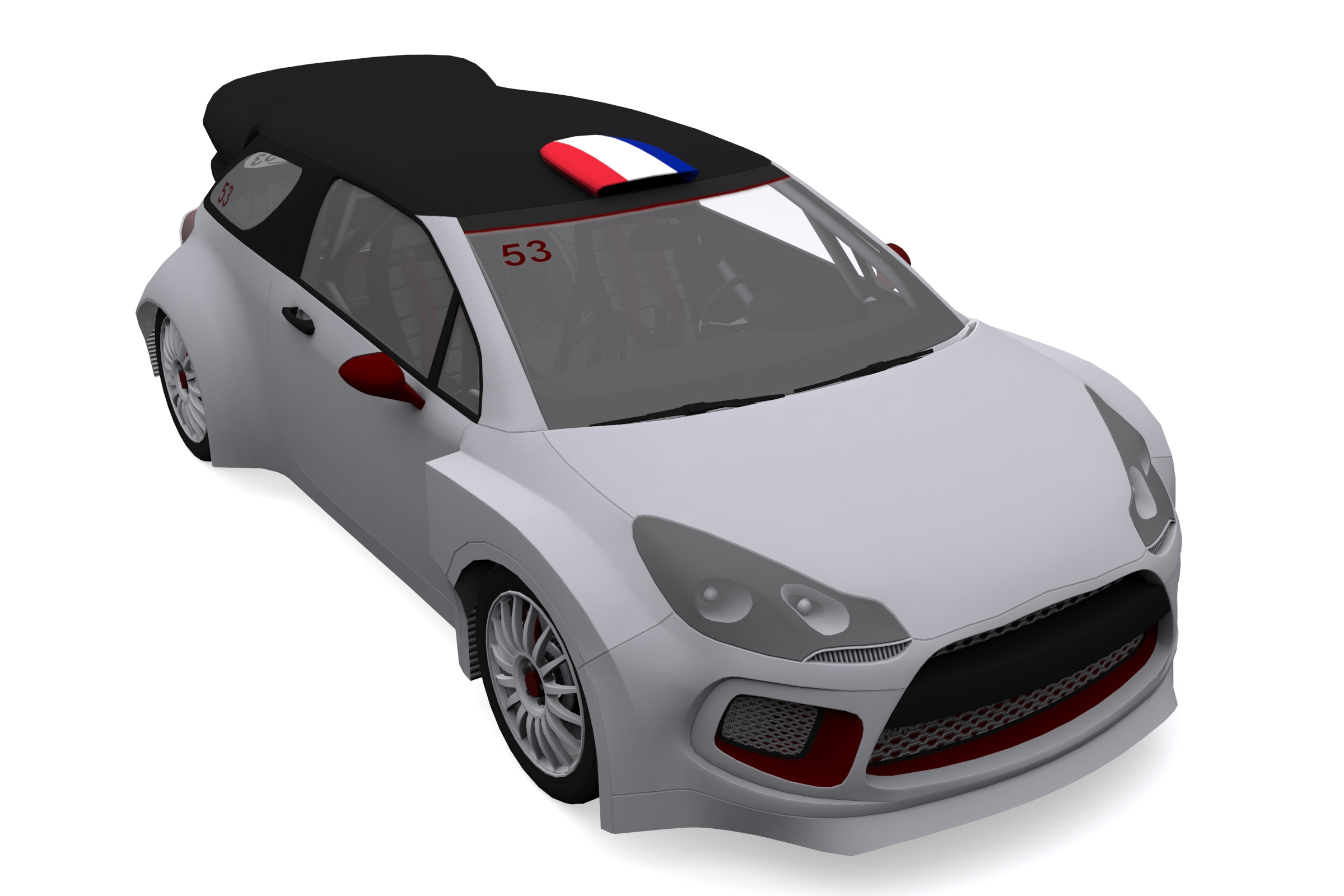 Rally car v1 3D model - TurboSquid 1703475