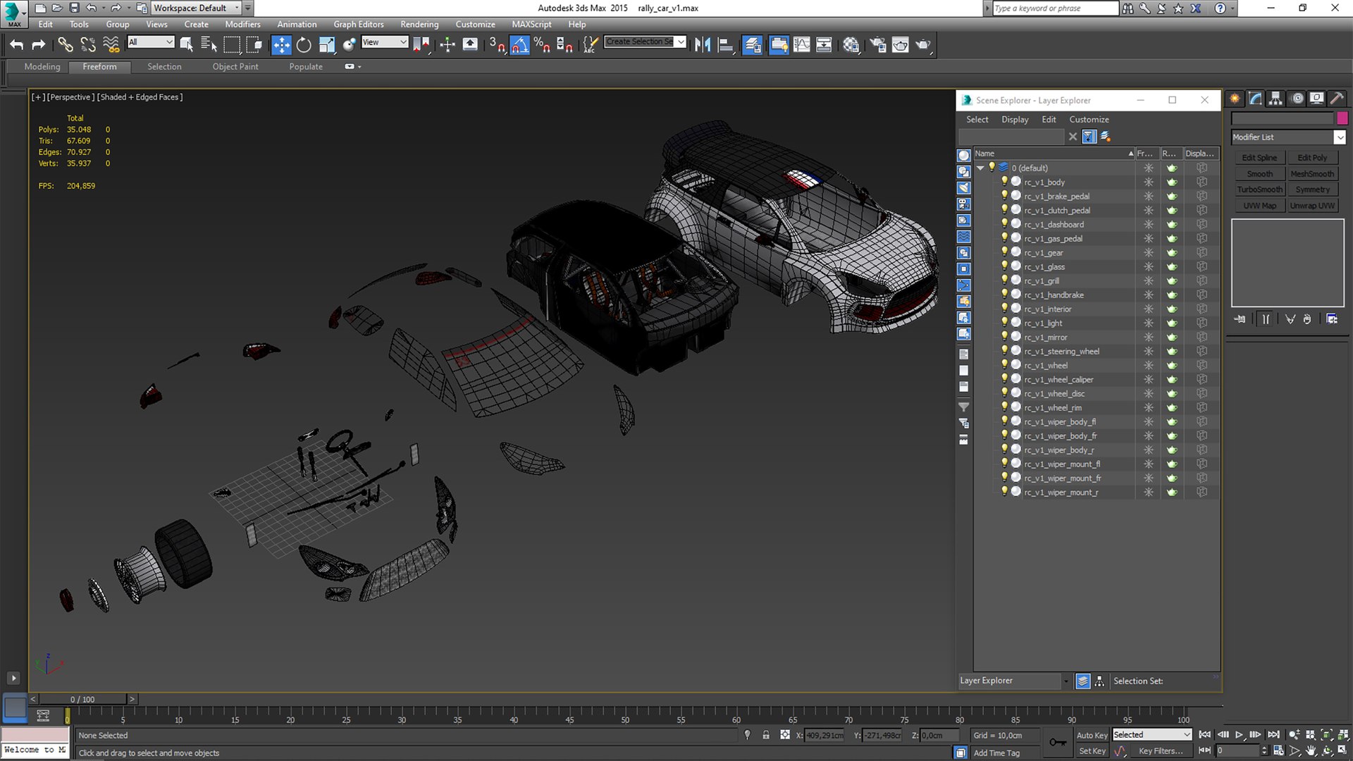 Rally Car V1 3D Model - TurboSquid 1703475