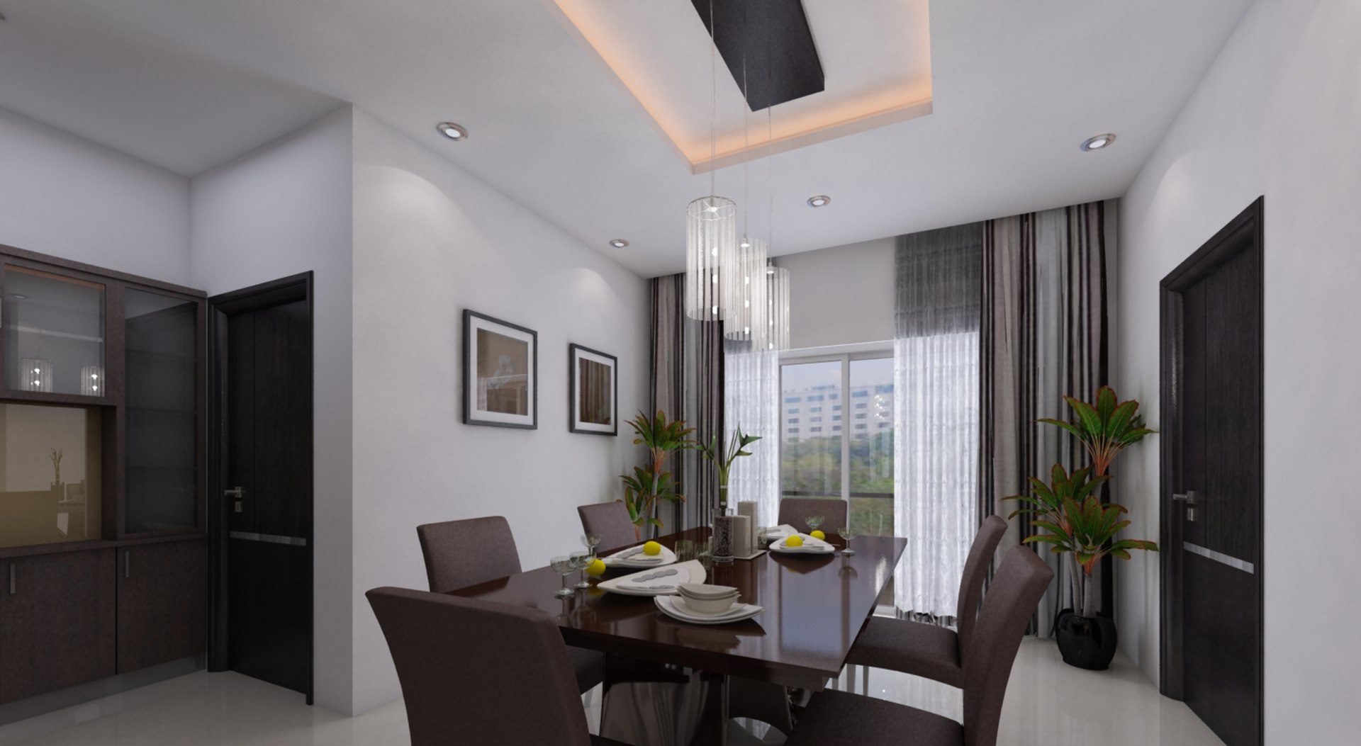 3d realistic living model