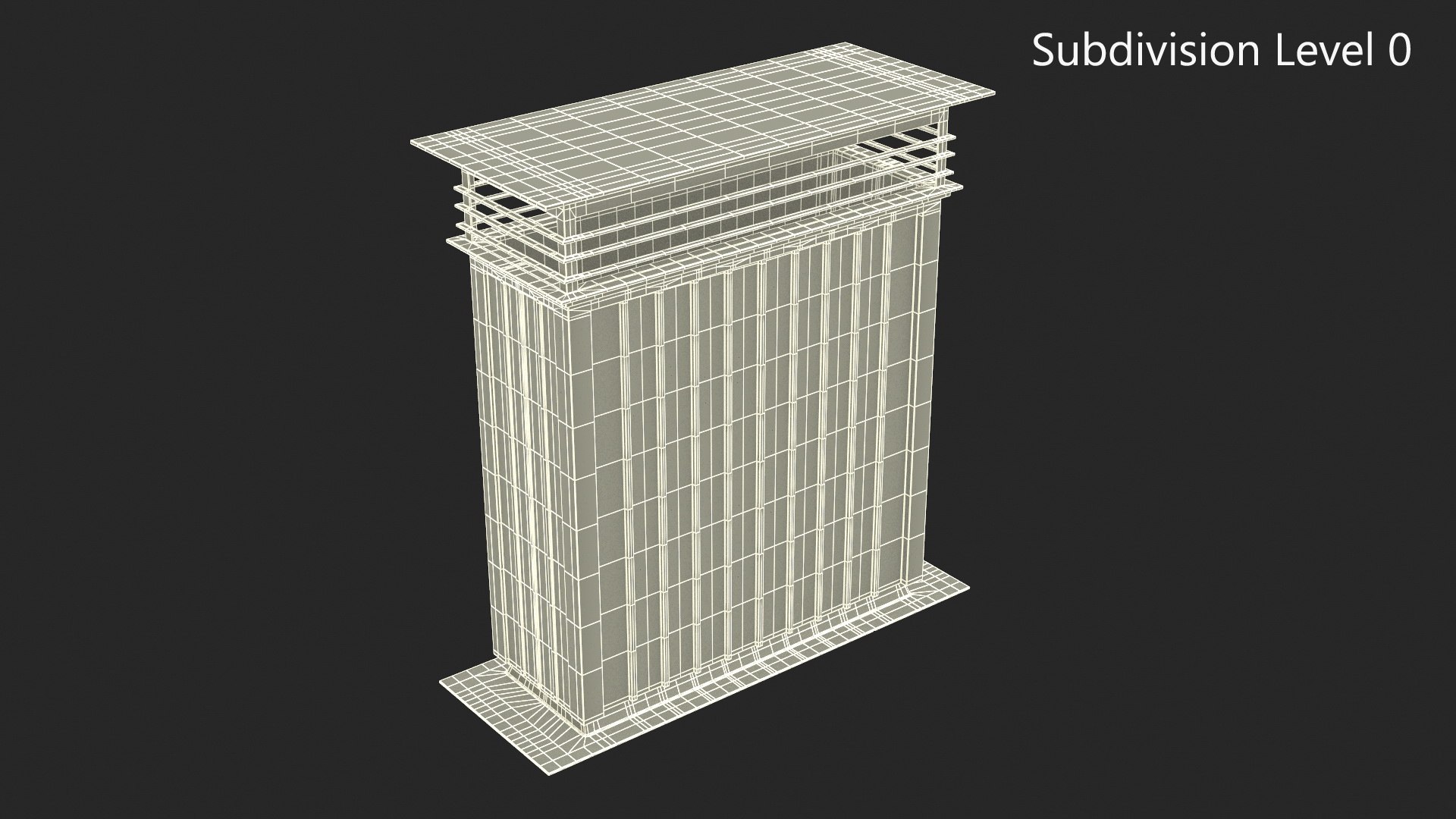3D Metal Chimney Rectangular Black - TurboSquid 2051096
