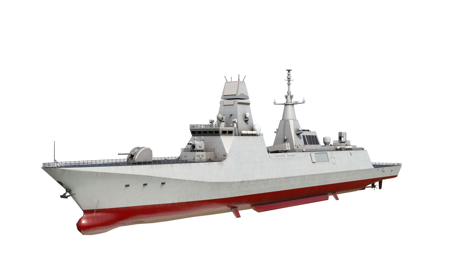 3D PLAN Type 054B Frigate Chinese Navy Jiangkai III Class - TurboSquid ...