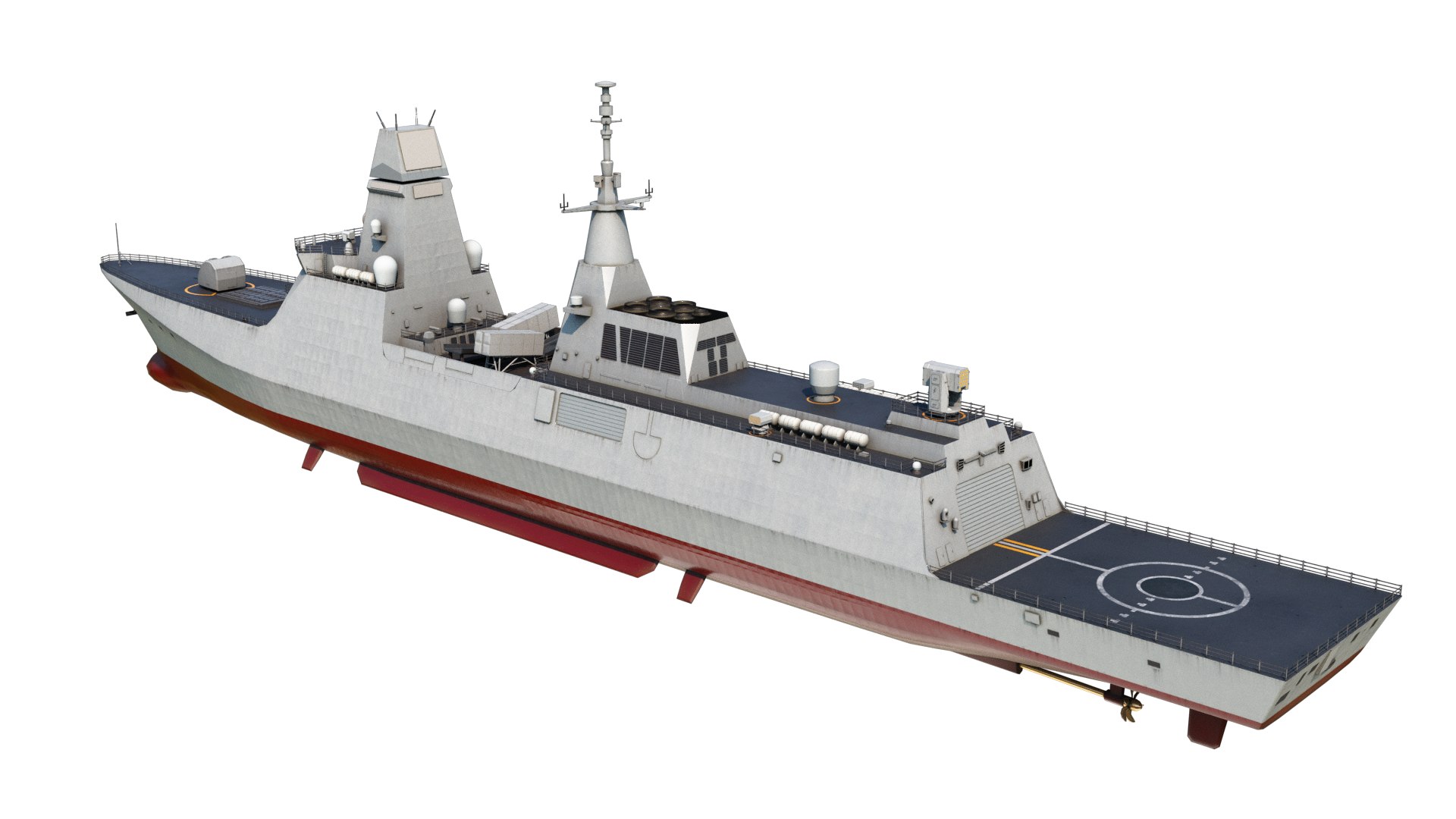 3D PLAN Type 054B Frigate Chinese Navy Jiangkai III Class - TurboSquid 2400050