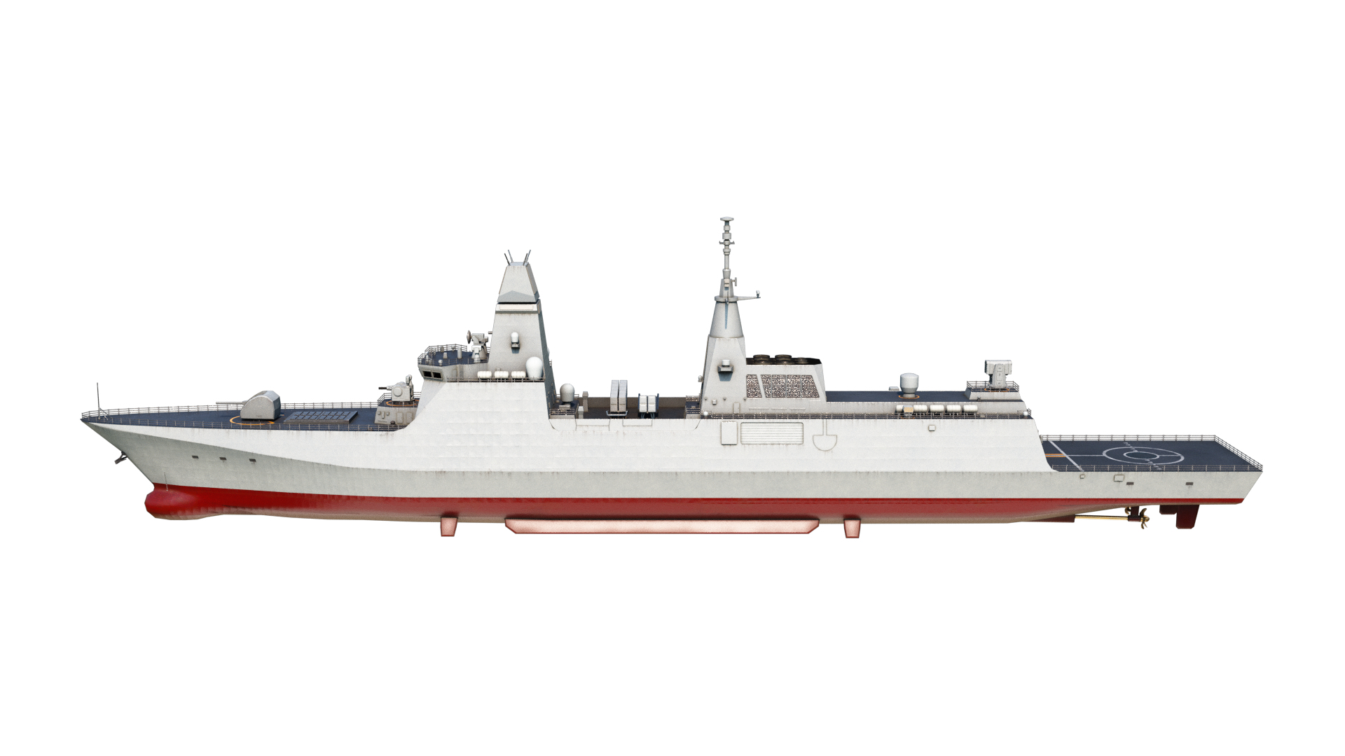3D PLAN Type 054B Frigate Chinese Navy Jiangkai III Class - TurboSquid 2400050