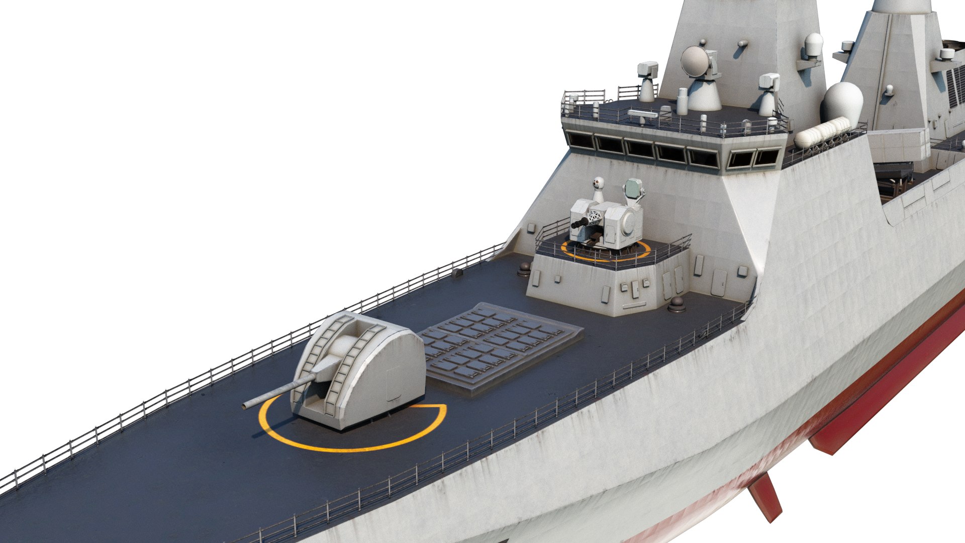3D PLAN Type 054B Frigate Chinese Navy Jiangkai III Class - TurboSquid ...