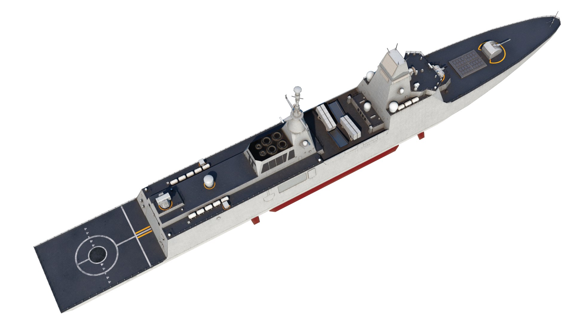 3D PLAN Type 054B Frigate Chinese Navy Jiangkai III Class - TurboSquid 2400050