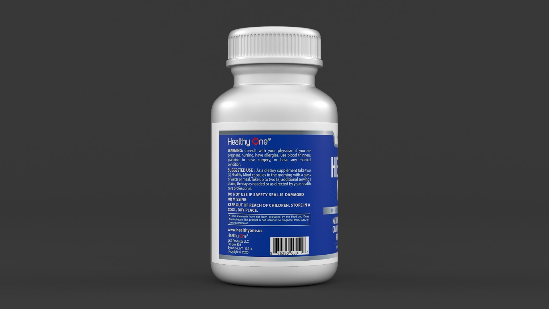 3D Model Dietary Supplement - TurboSquid 1938749