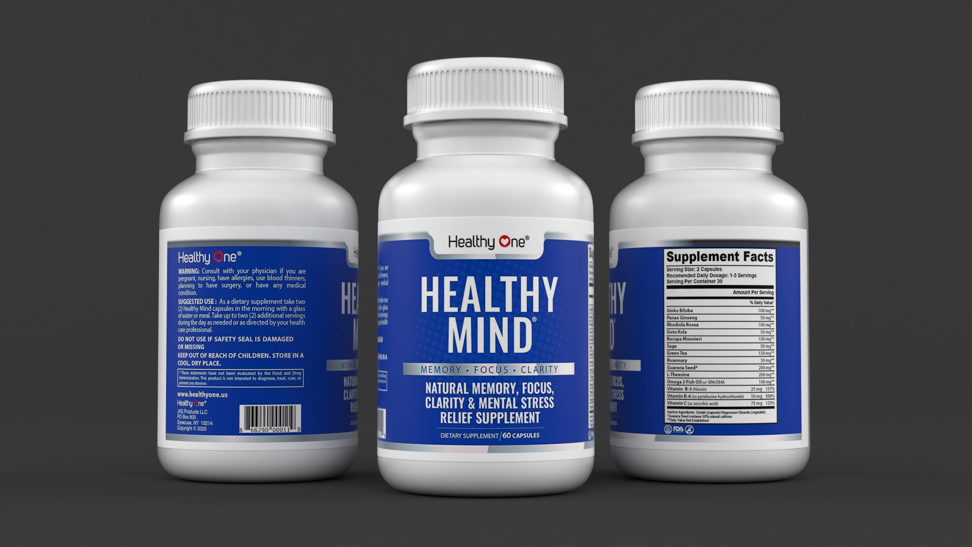 3D Model Dietary Supplement - TurboSquid 1938749