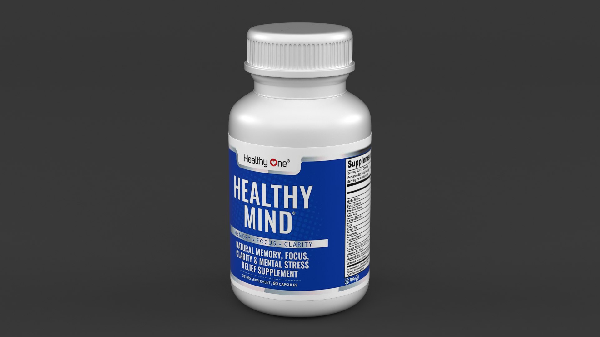 3D Model Dietary Supplement - TurboSquid 1938749