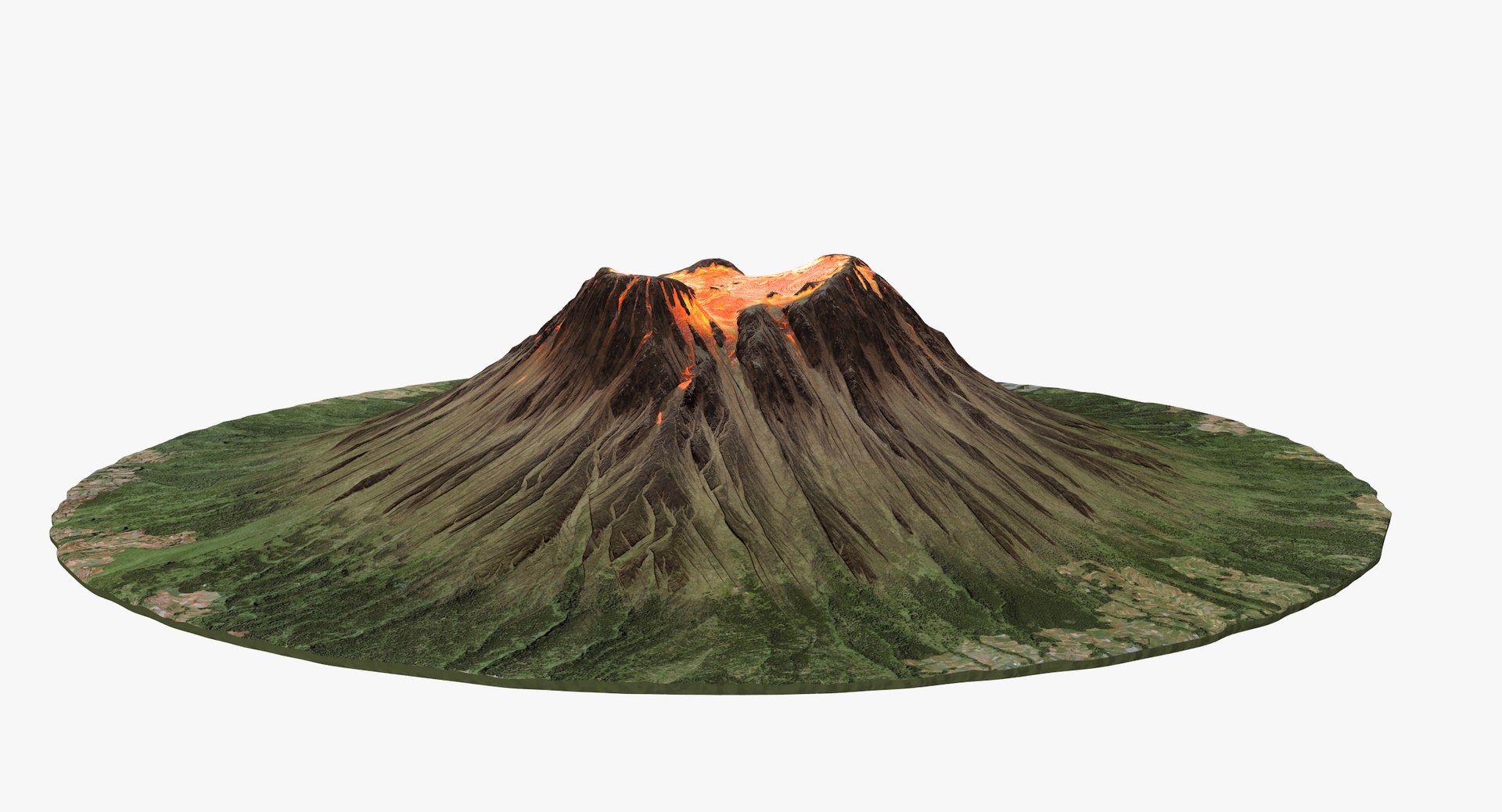 Volcano Lava Model - TurboSquid 1403507