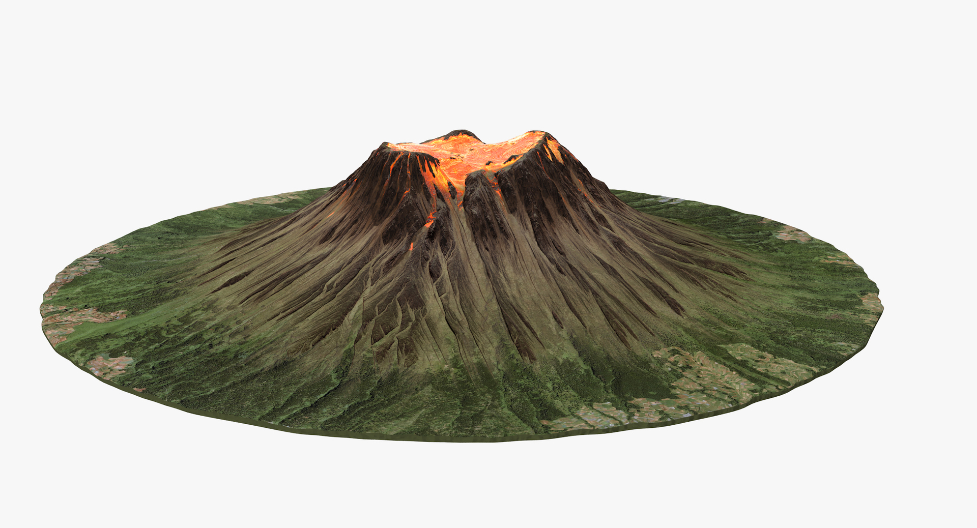 Volcano Lava Model - TurboSquid 1403507