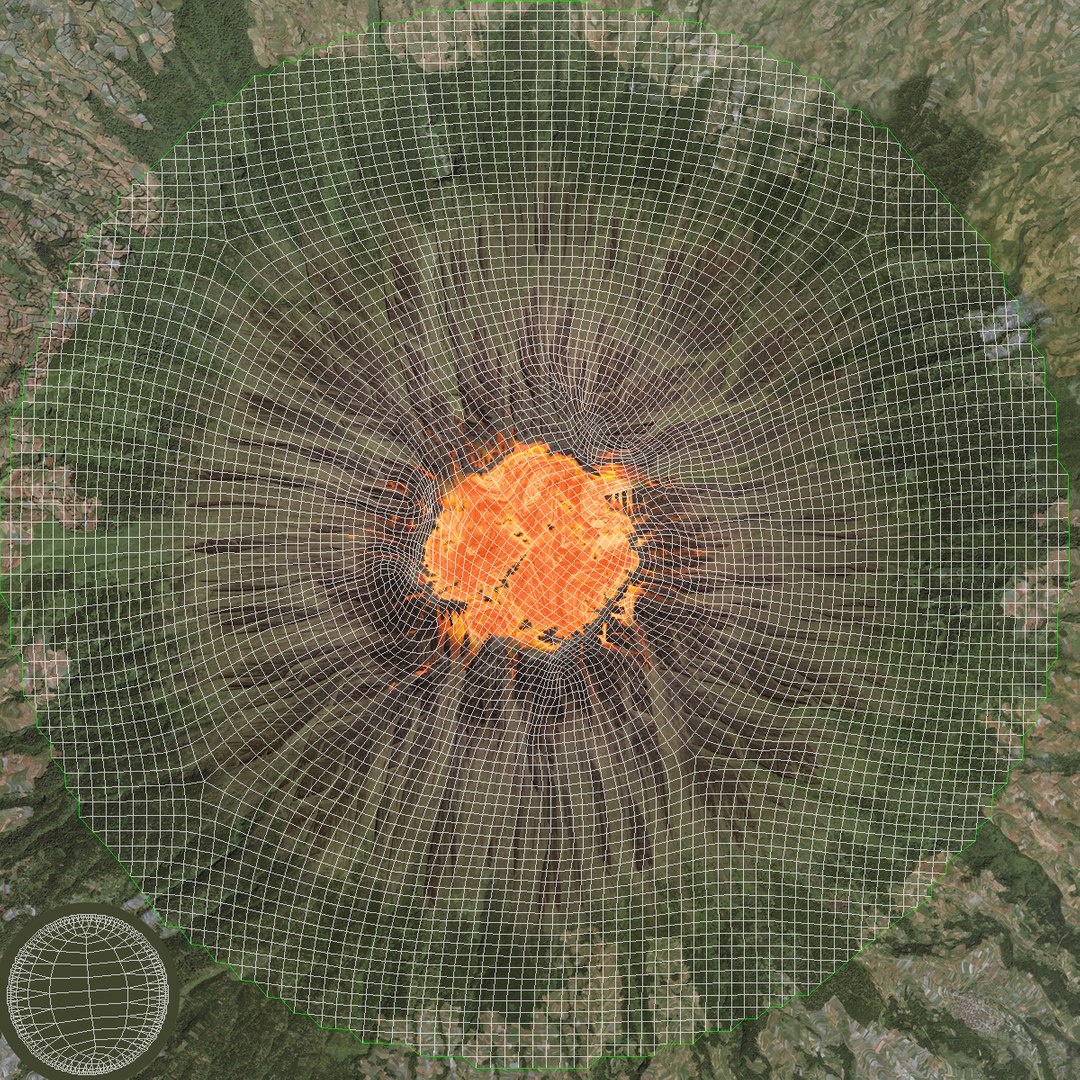 Volcano Lava Model - TurboSquid 1403507