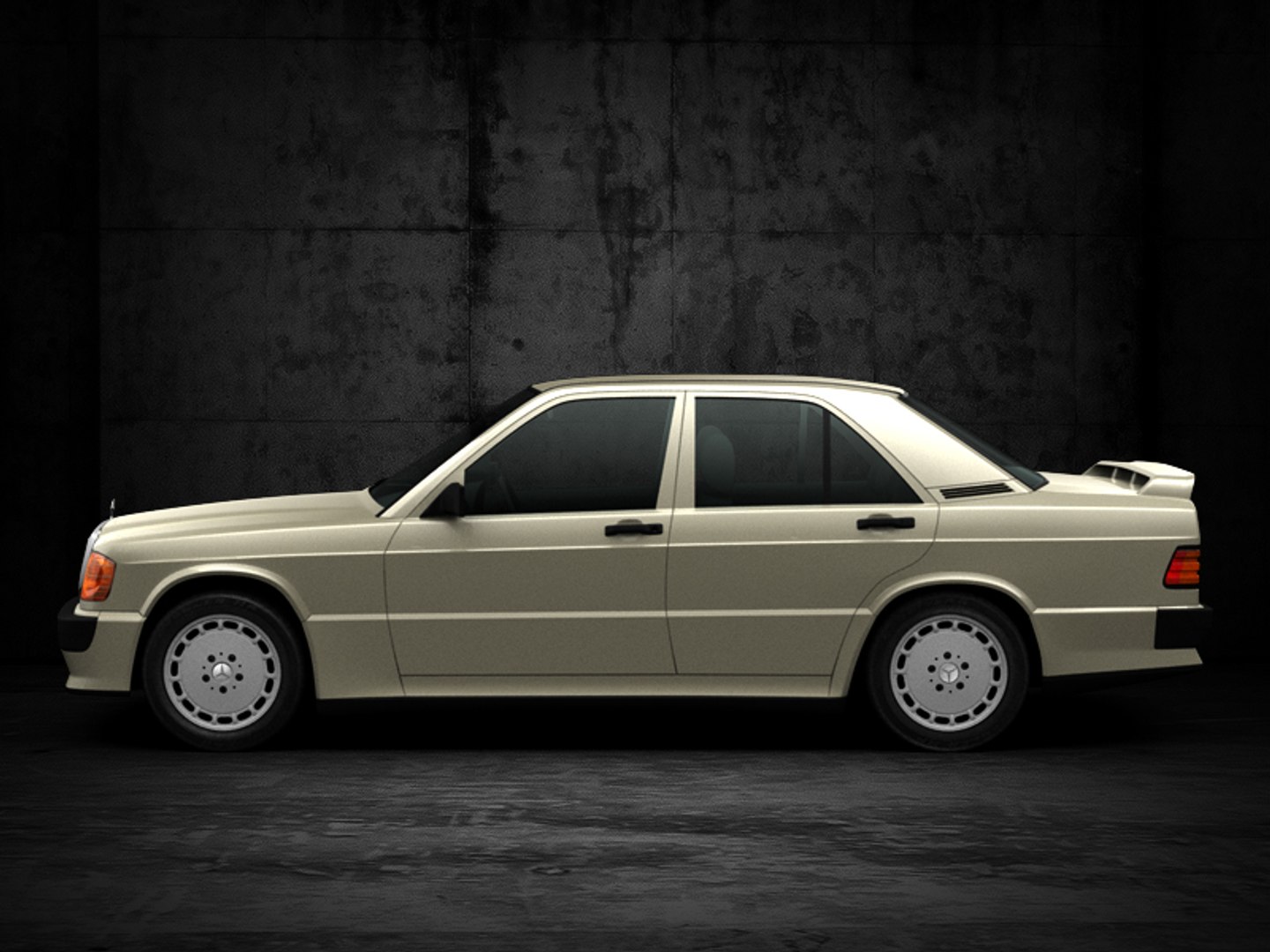 3d Mercedes Benz 190 Model