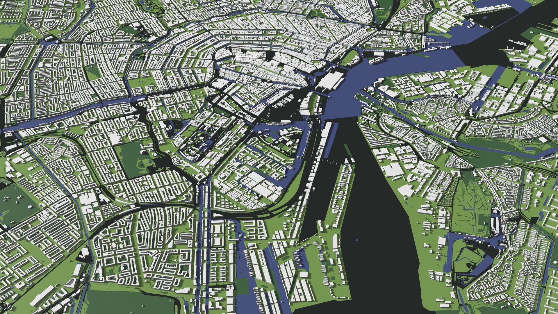 Amsterdam Netherlands - City And Mass Buildings 3D Model - TurboSquid ...