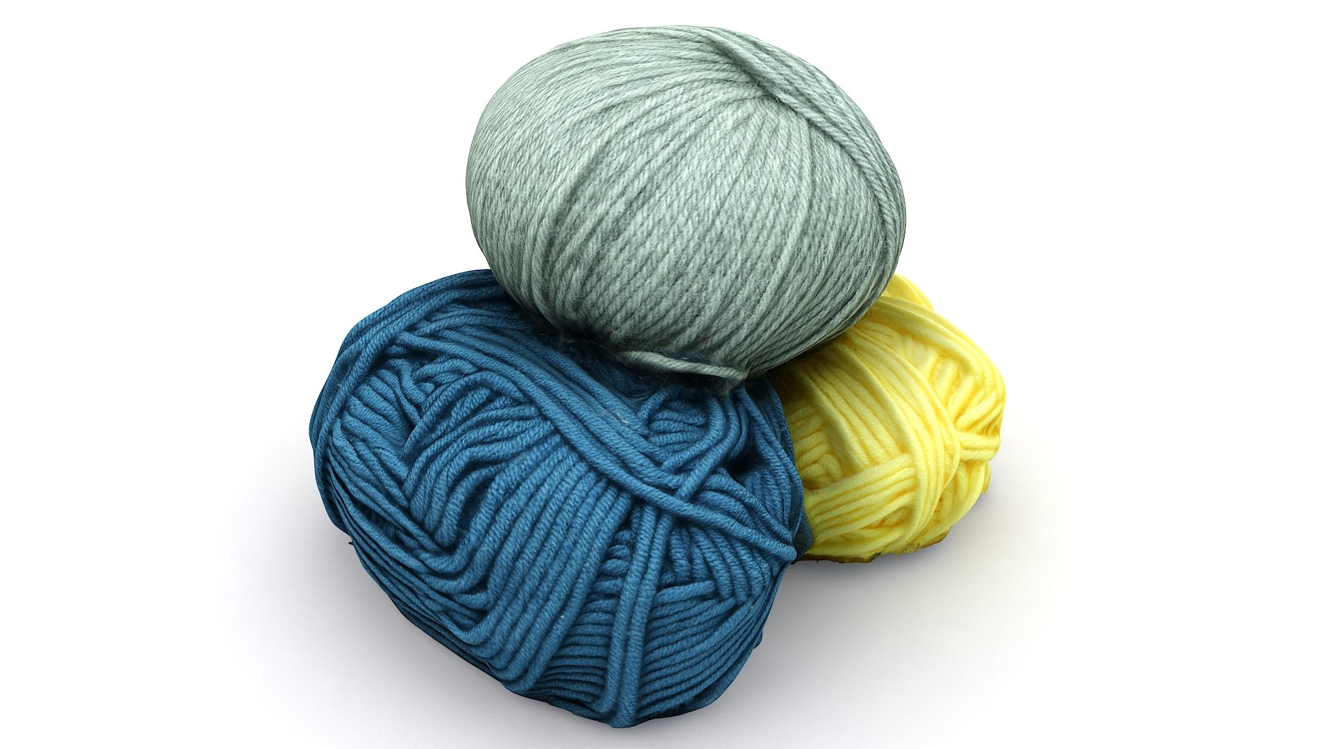 3D Yarn Collection 02 Model - TurboSquid 1783946