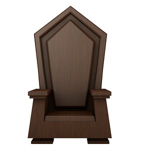 3D Cartoon Throne - TurboSquid 1408630
