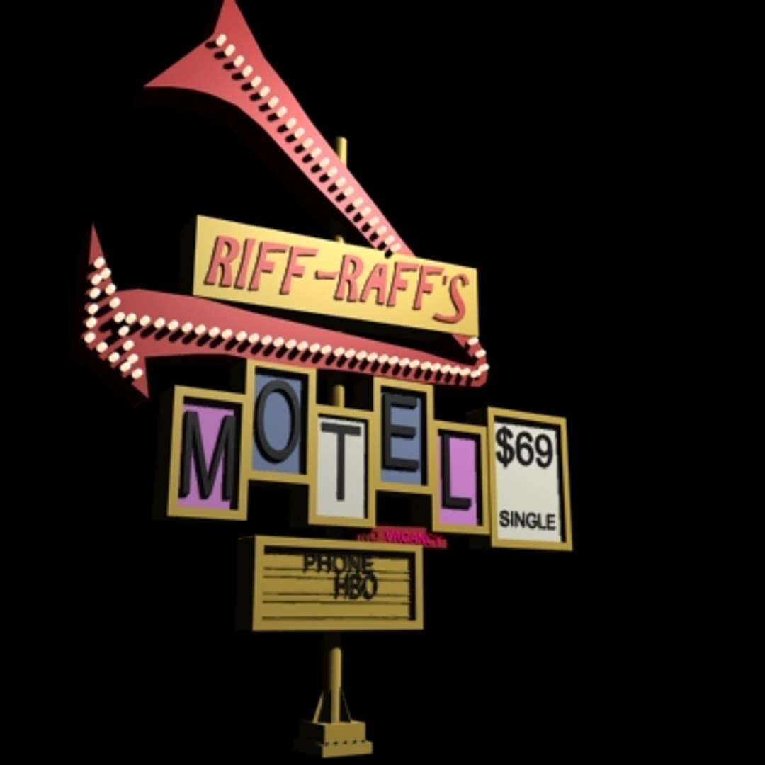 3d model of roadside sign