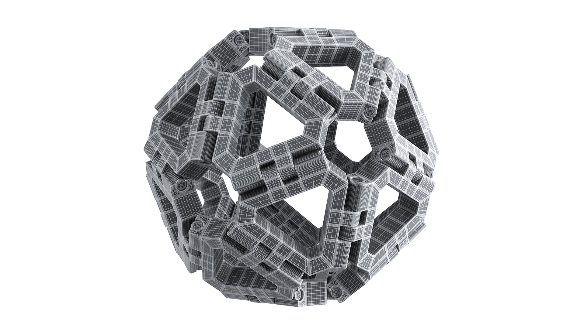 Geometric sculpture Icosahedron 3D model - TurboSquid 2095705