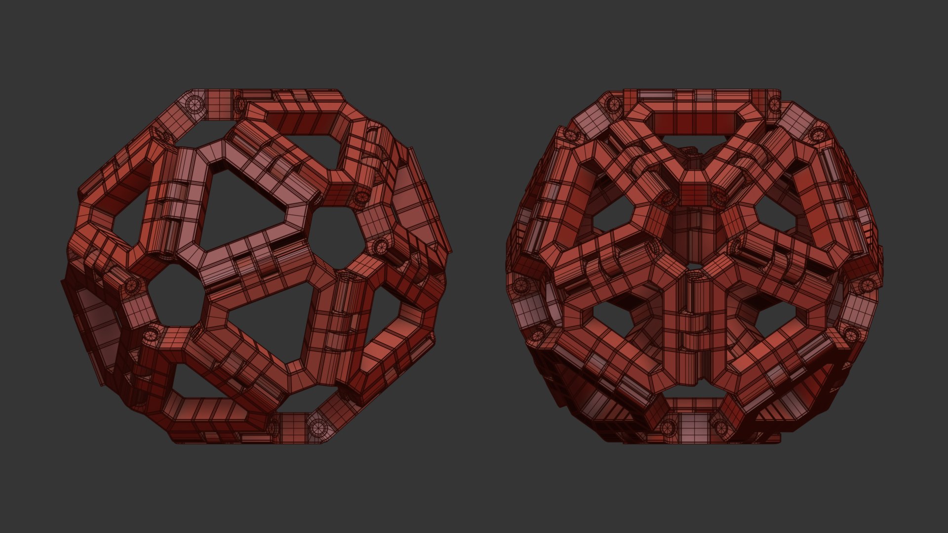 Geometric sculpture Icosahedron 3D model - TurboSquid 2095705