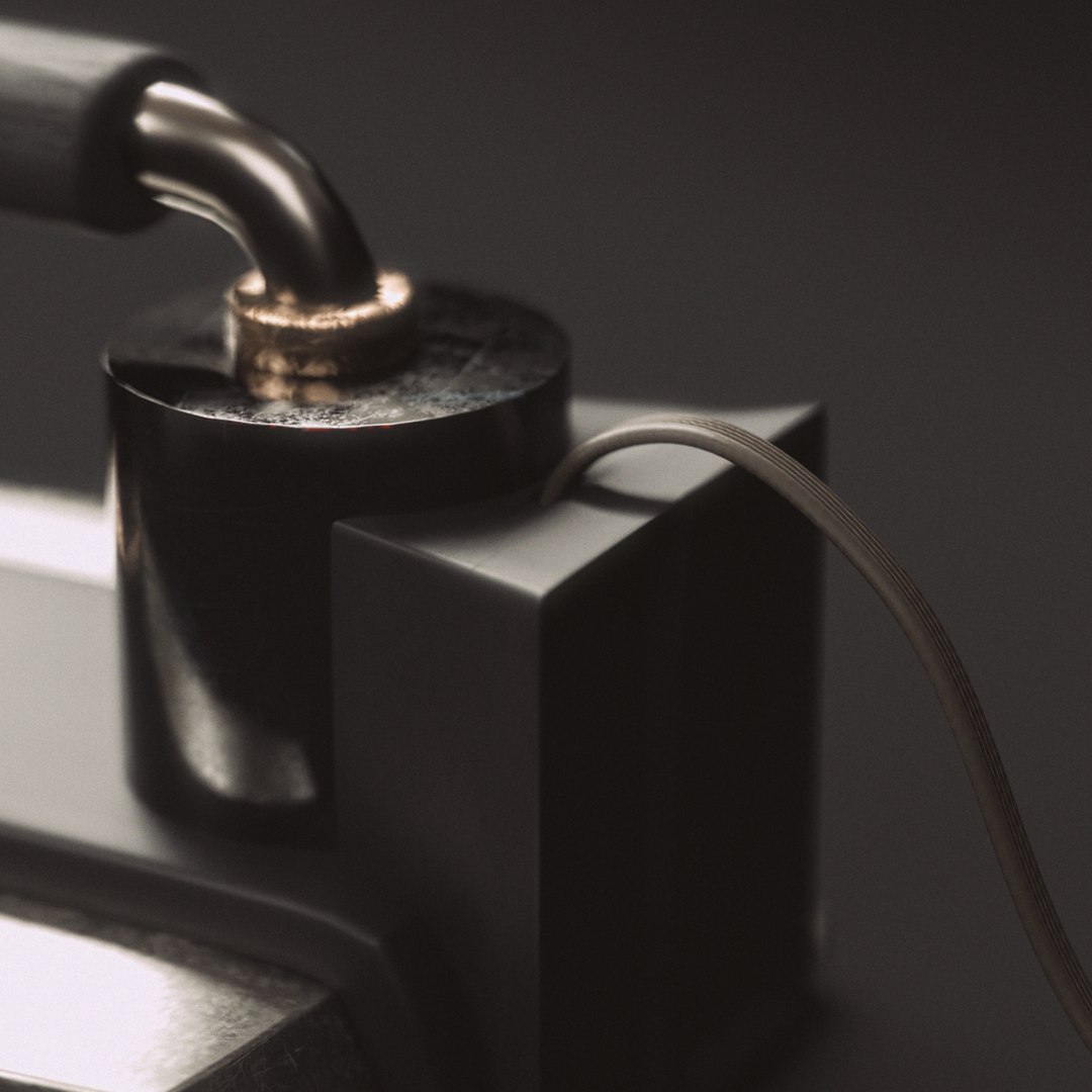 Stylish Iron Box 3D - TurboSquid 2110196