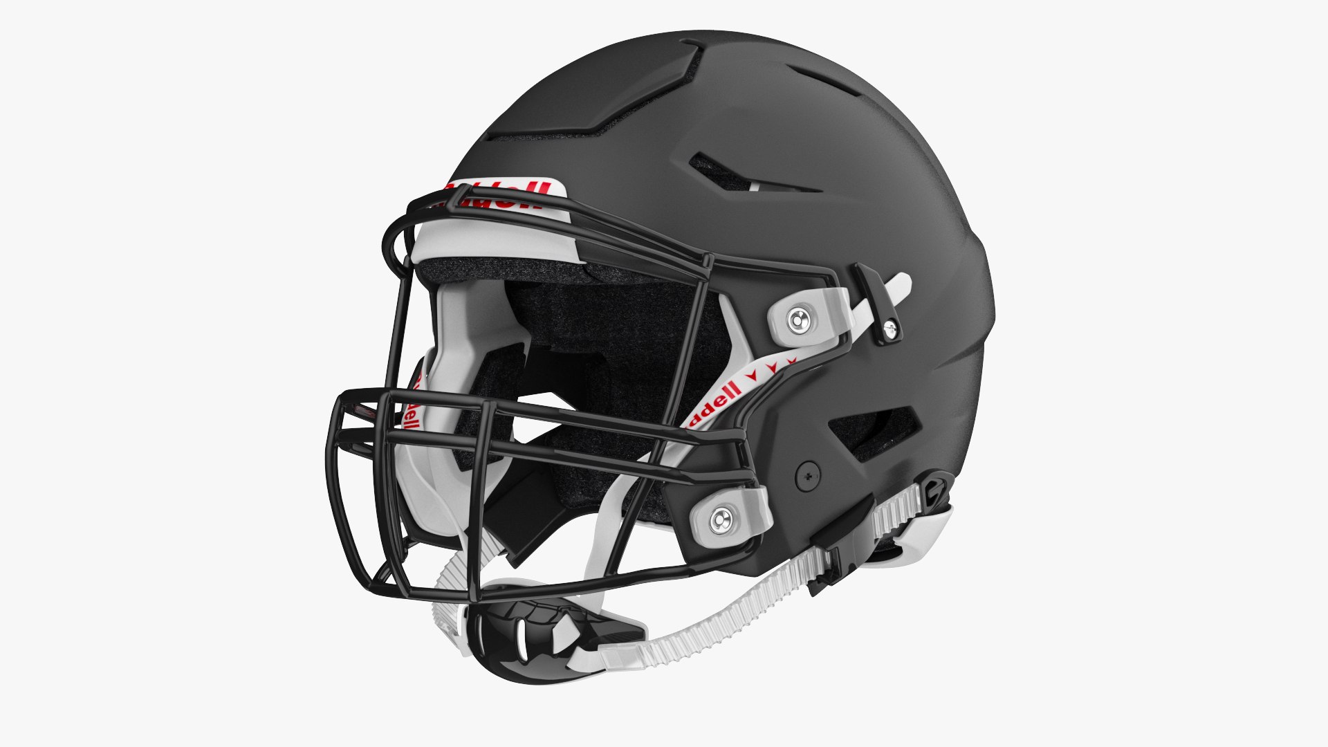 Matte Grey Football Helmet