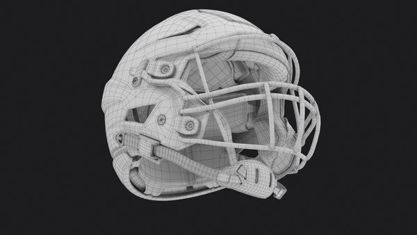 Football Helmet Riddell 2 model - TurboSquid 1954478