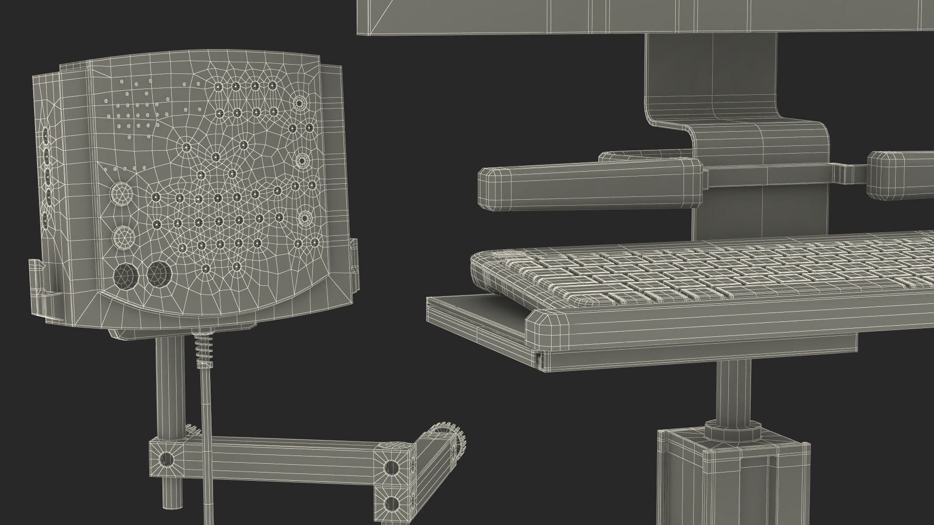 3D Electroencephalography EEG Machine - TurboSquid 2136675
