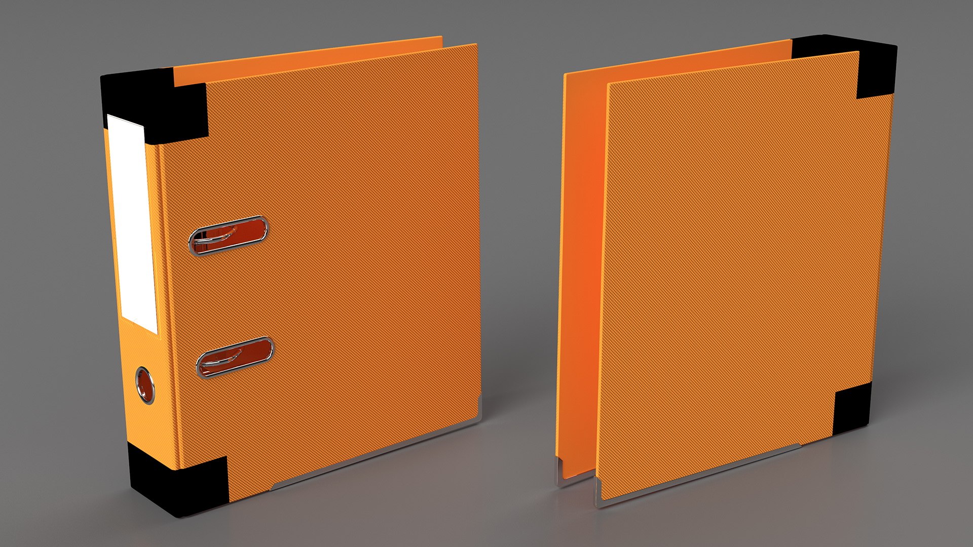 3D Hard Cover Orange Office File Folder - TurboSquid 2108895