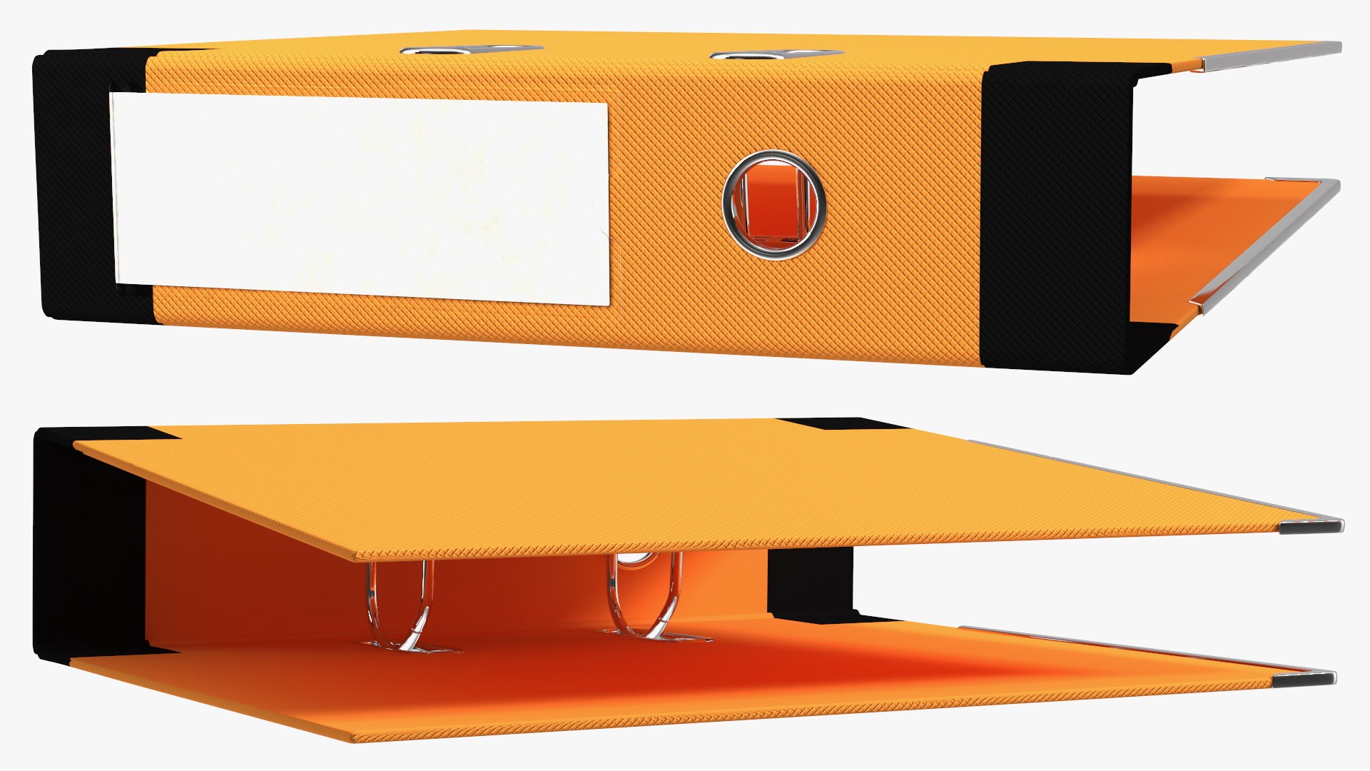 3D Hard Cover Orange Office File Folder - TurboSquid 2108895