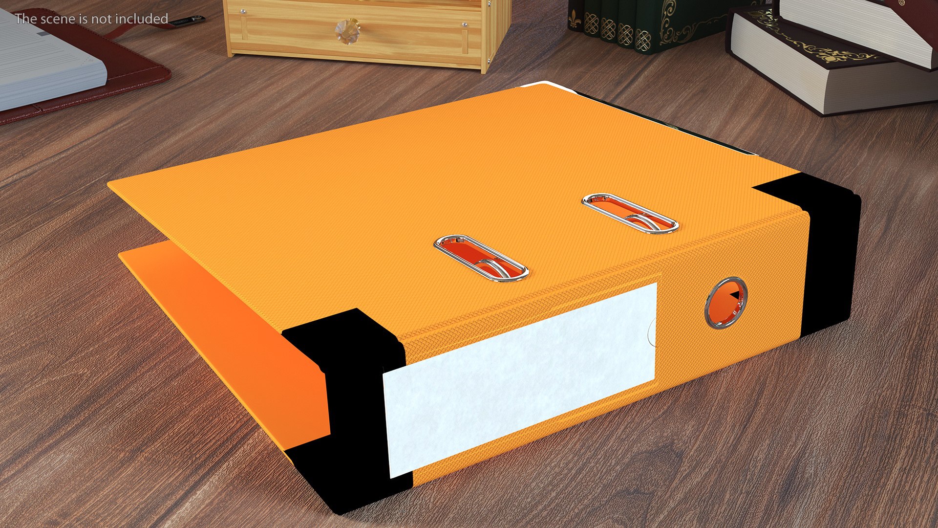 3D Hard Cover Orange Office File Folder - TurboSquid 2108895