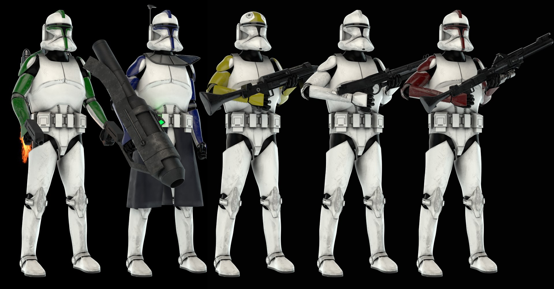 Clones 3D Model - TurboSquid 1256878