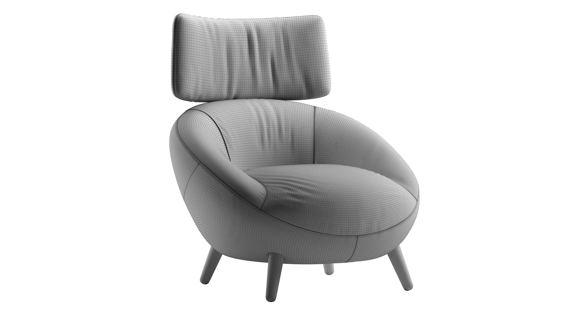 3D NATUZZI Luna Model - TurboSquid 2109746