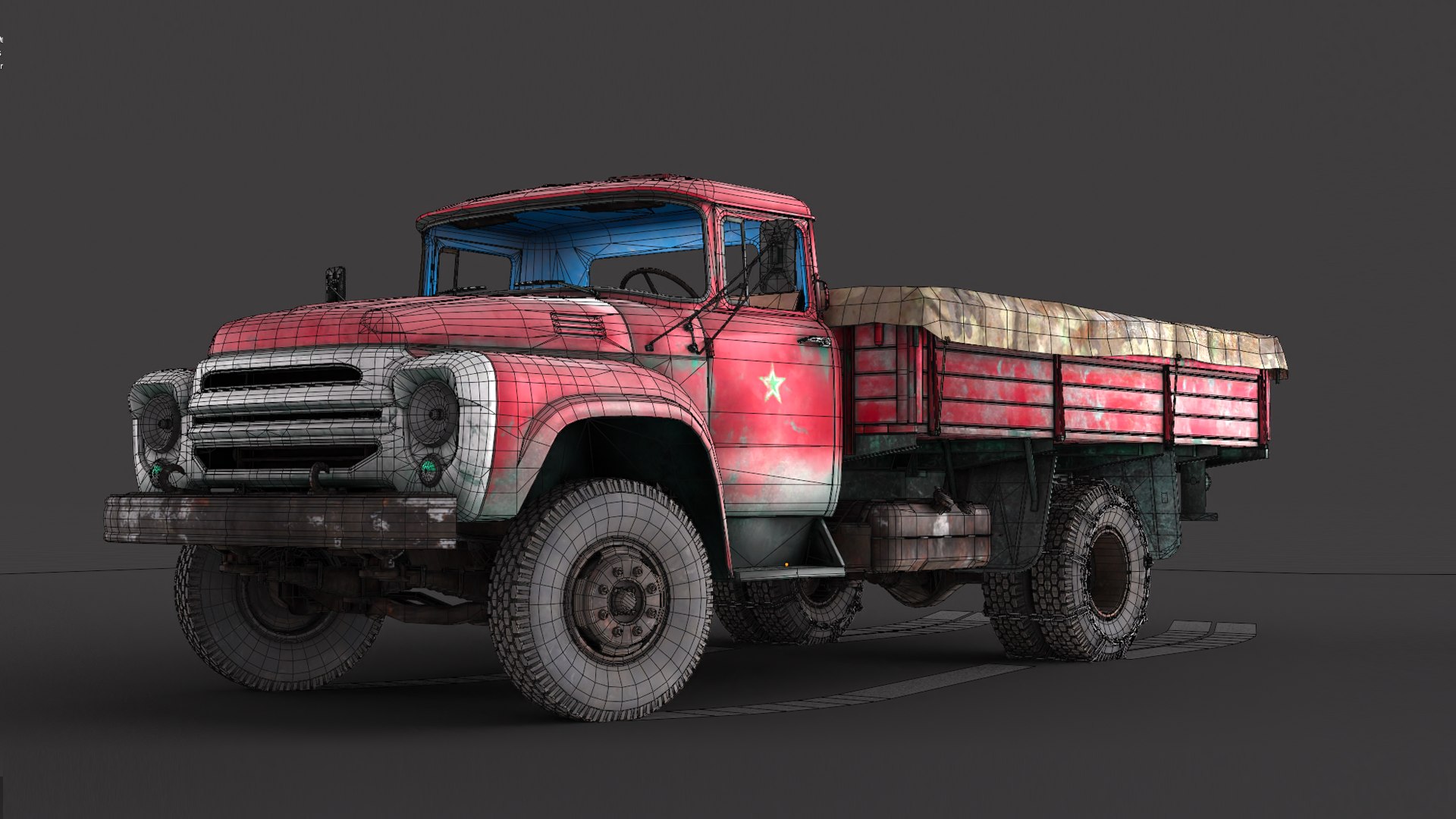 3D Heavy Utility Load Truck - TurboSquid 1650609